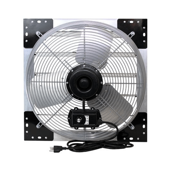 3 Speed Shutter Exhaust Fan w/ Cord & Plug 20 inch 4250 CFM Direct ...
