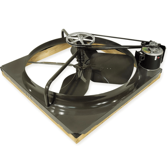 Triangle Whole House Fan 24 inch 2 Speed 800 Sq. Ft. Max Belt Drive CC2422