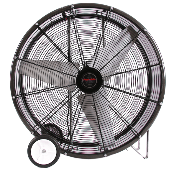 PC Portable Cooler Barrel Fan w/ Cord & Plug 42 inch 13600 CFM Direct ...
