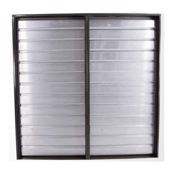 Triangle Wall Mounted Intake Gravity Damper Double Panel Shutter 61 ...