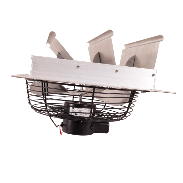 Shutter Mounted Wall Exhaust Fan 10 Inch w/ 9' Cord & Plug 650 CFM ...