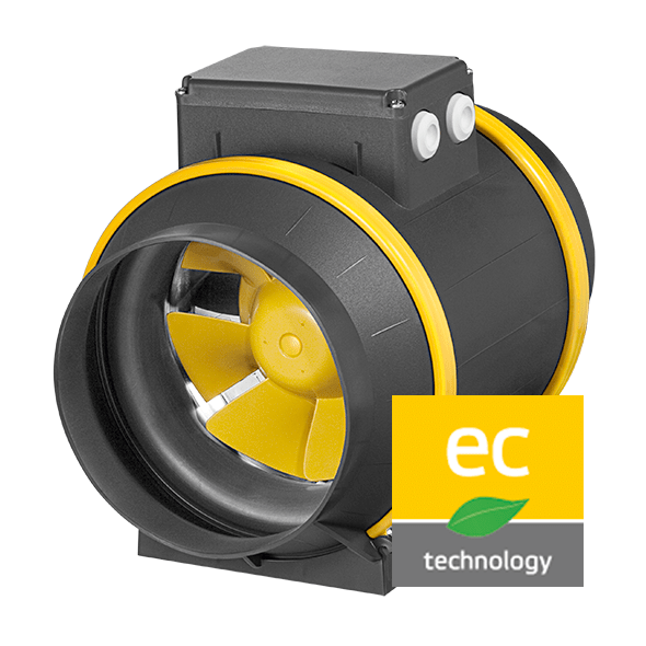 Prime Evo EC Mixed Flow Inline Duct Fan 14 inch Variable Speed 120 Volt ...