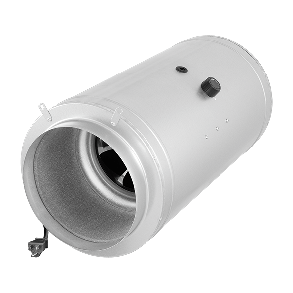 Silent-Prime Mixed Flow Inline Duct Fan 12 inch 3 Speed 120 Volt 1679 ...