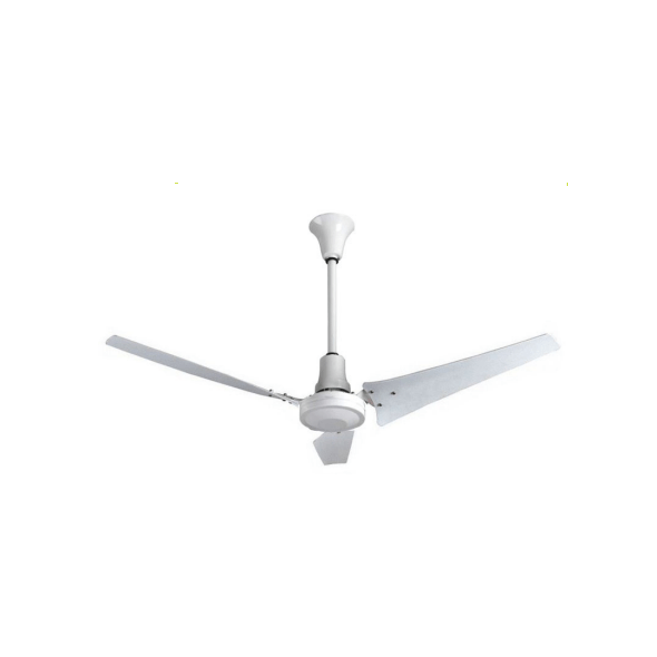 Industrial 60 inch White Moisture Resistant Reversible Ceiling Fan ...