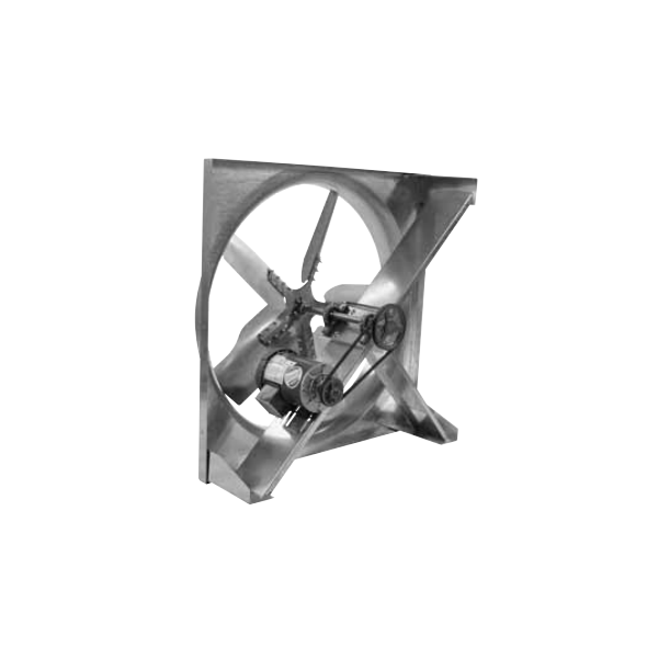 LCS Sidewall Supply Propeller Fan 20 inch 4921 CFM Belt Drive 3 Phase ...