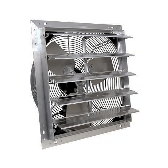 3 Speed Shutter Exhaust Fan w/ Cord & Plug 12 inch 1000 CFM Direct Drive 101298