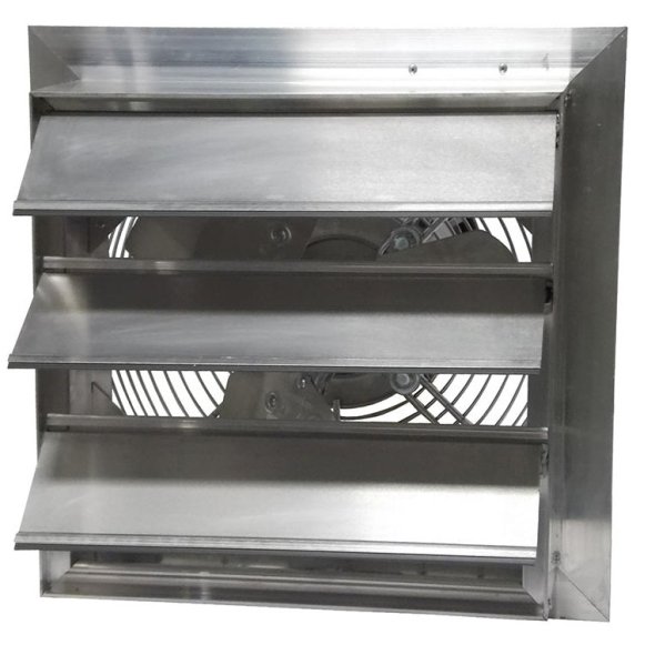AX Explosion Proof Aluminum Wall Exhaust Fan w/ Shutters 20 inch 3640 ...