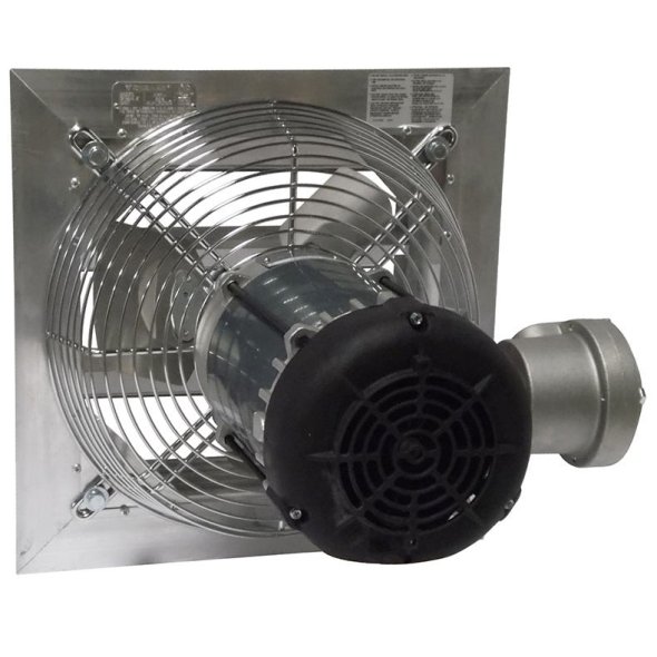 AX Explosion Proof Aluminum Wall Exhaust Fan w/ Shutters 20 inch 3640 ...