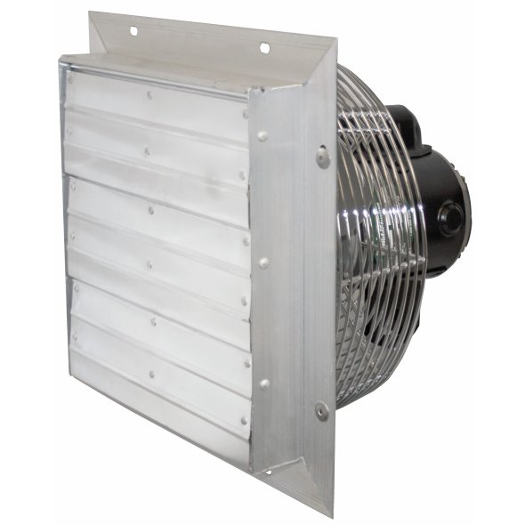 VES Shutter Exhaust Fan 12 inch 800 CFM Variable Speed Direct Drive VES12