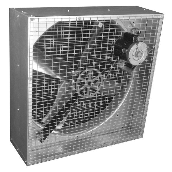 Galvanized Box Circulation Fan 48 inch 19608 CFM Belt Drive 48X750