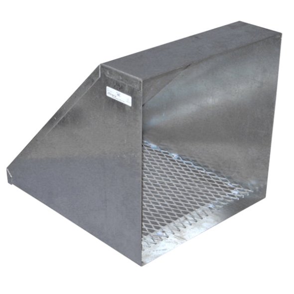 30 inch Galvanized Weather Hood w/ Birdscreen EH30