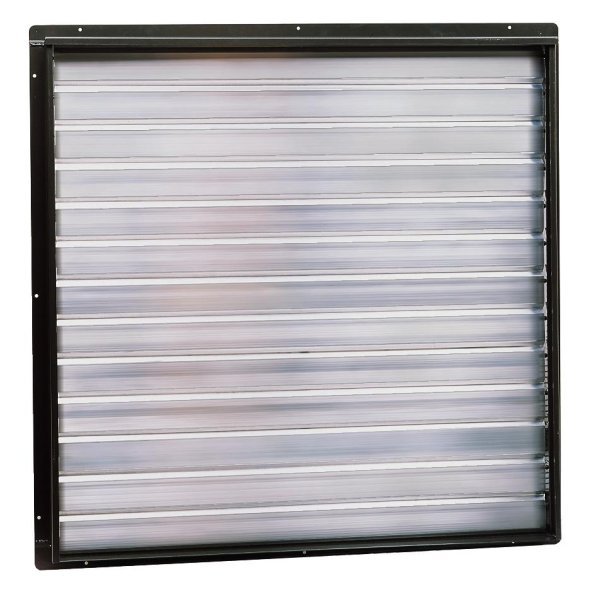 Triangle Wall Mounted Intake Shutter Motorized 52 inch w/ Electric ...