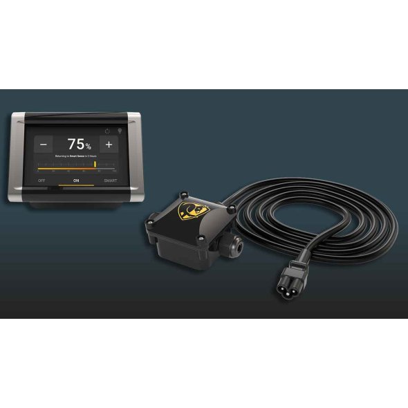 Aireye Black Directional Wall Mount Fan 24 inch w/ 18 ft Cord Variable ...