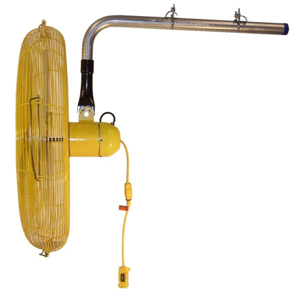 Jan Fan I-Beam Mount Air Circulator 30 inch 2 Speed w/ Drop Cord Switch ...