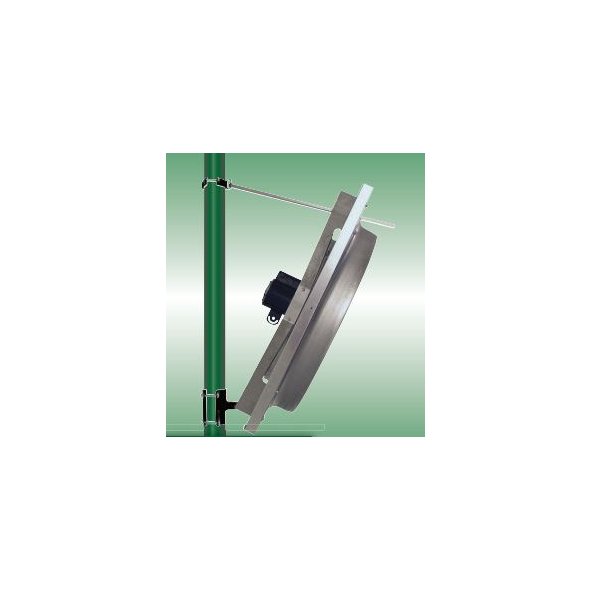 Panel Mount Fan Cast Aluminum Prop 55 inch 29600 CFM 3 Phase Belt Drive ...