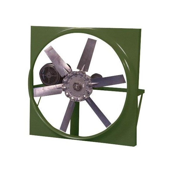 HVA Panel Mount Exhaust Fan 24 inch 6100 CFM Belt Drive 3 Phase ...