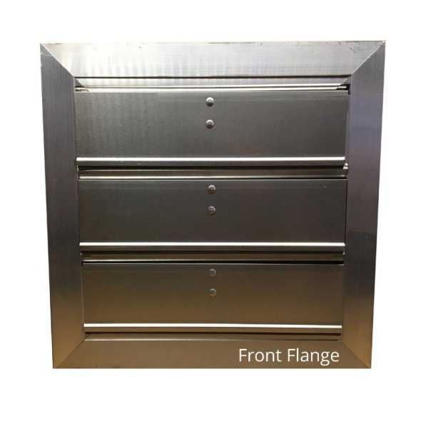 Keenan & Meier Heavy Duty Aluminum Exhaust Shutter 10 inch KM10X10HD