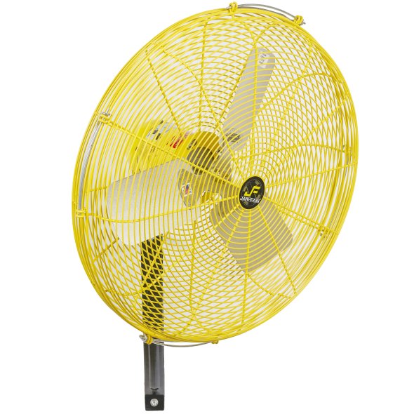 Jan Fan Wall/Ceiling Mount Air Circulator 30 inch 2 Speed w/ Drop Cord ...