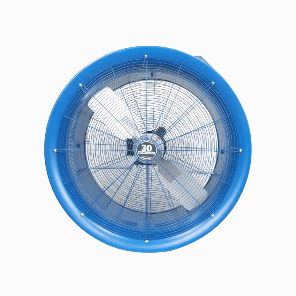 Patterson High Velocity Industrial Barrel Fans 30 Inch w/ Mounting ...