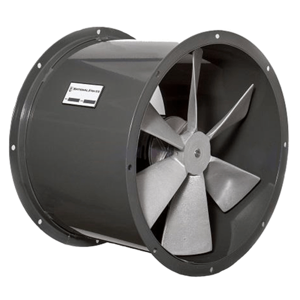 RAPTOR - Tube Axial Duct Fan 12 inch 1180 CFM 3 Phase Direct Drive ND12-A-3-T
